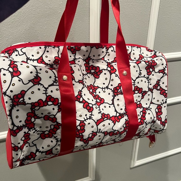 Hello Kitty | Bags | Red White Hello Kitty Duffel Bag | Poshmark